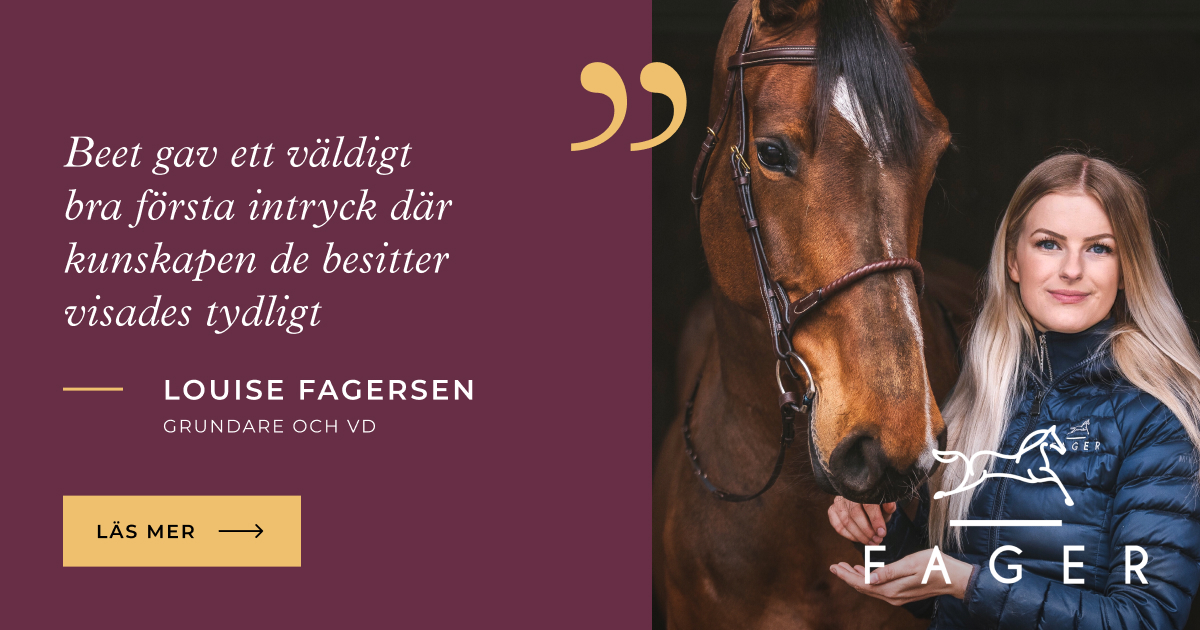 Ny kund till Beet - Fager | Beet
